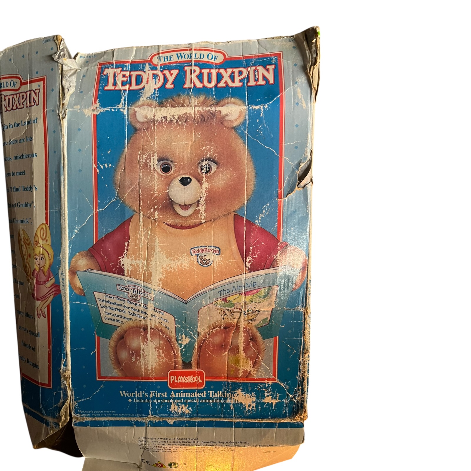 Pre-owned Teddy Ruxpin Talking Bear – Damaged Box Missing Battery Cover ...